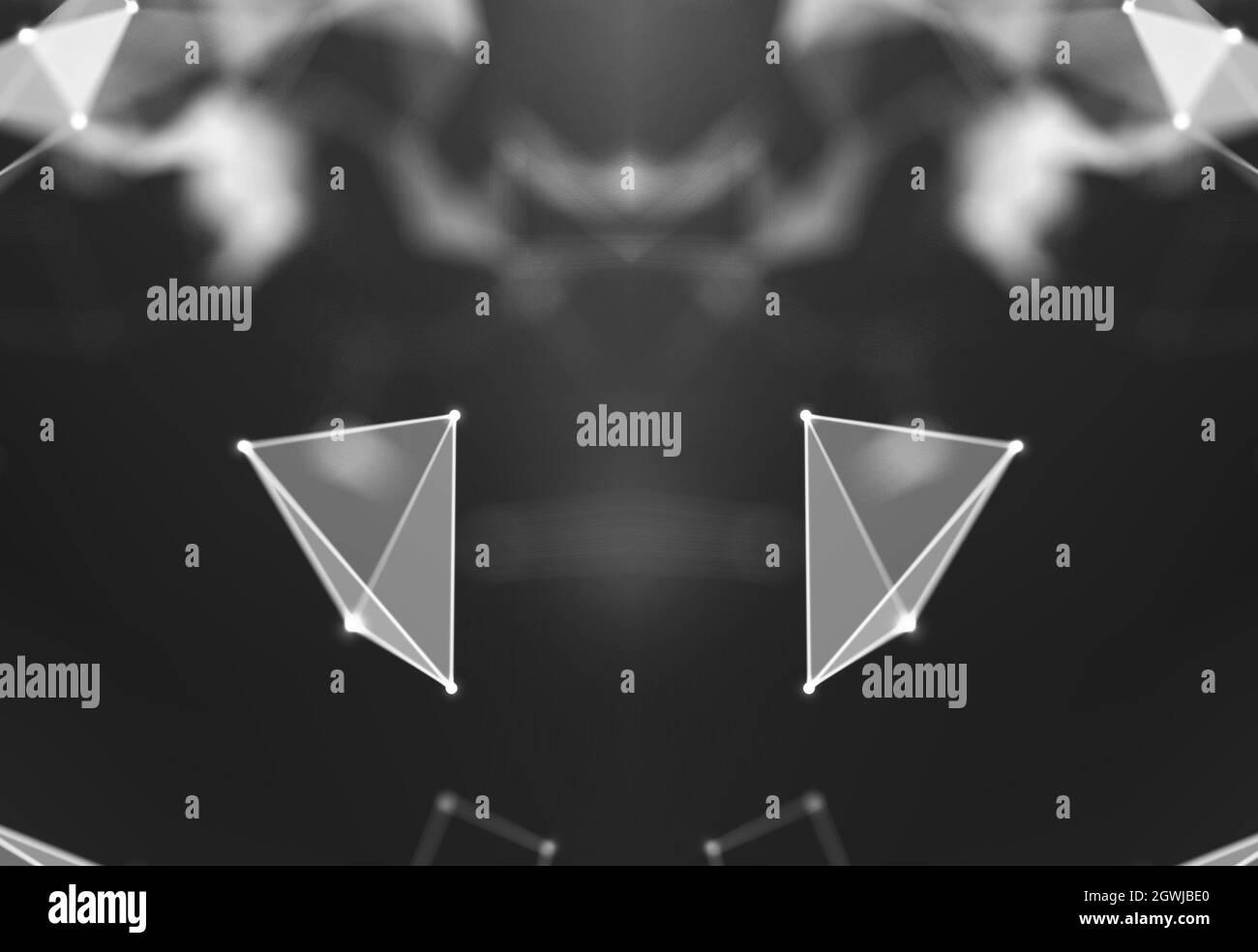 Music background. Big Data Particle Flow Visualisation. Science ...