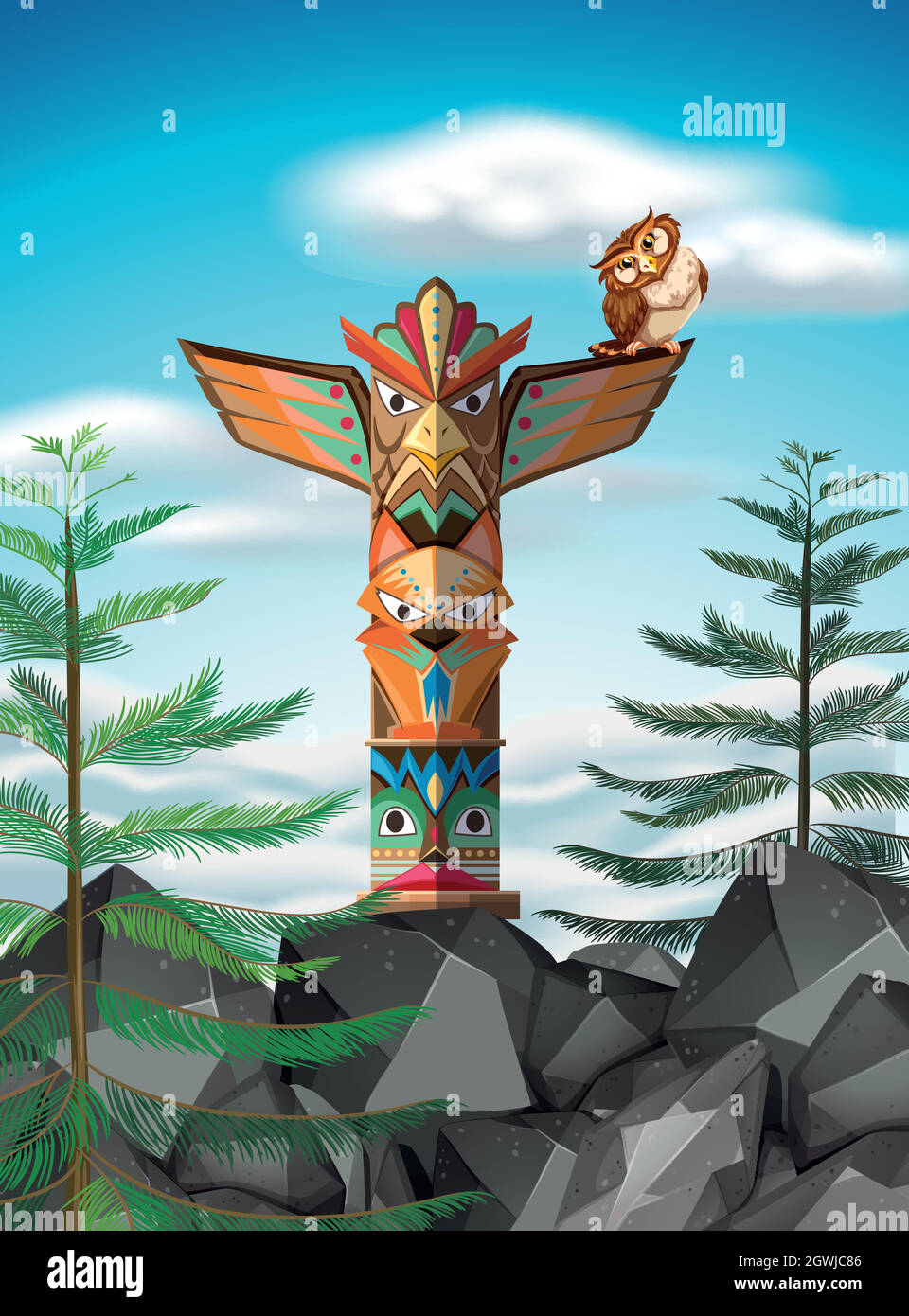 Animal totem hi-res stock photography and images - Alamy