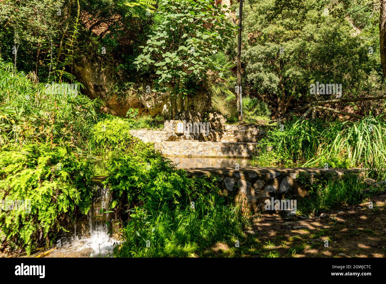 A spring with drinking water, a natural source to quench your thirst on ...