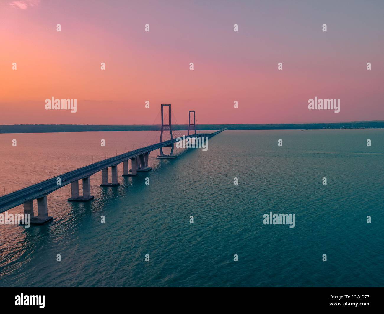 Suramadu Bridge Sky Architecture High Resolution Stock Photography and ...