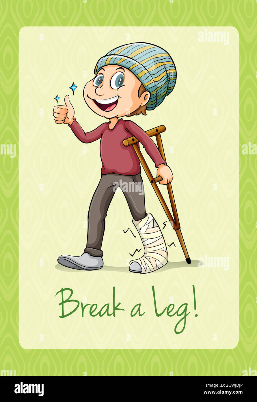 Break A Leg Logo Break A Leg Good Luck T Shirt | Tostadora