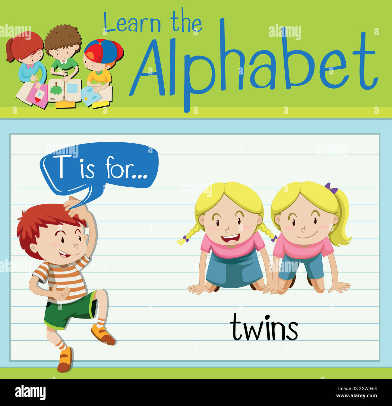 Education twins Stock Vector Images - Alamy
