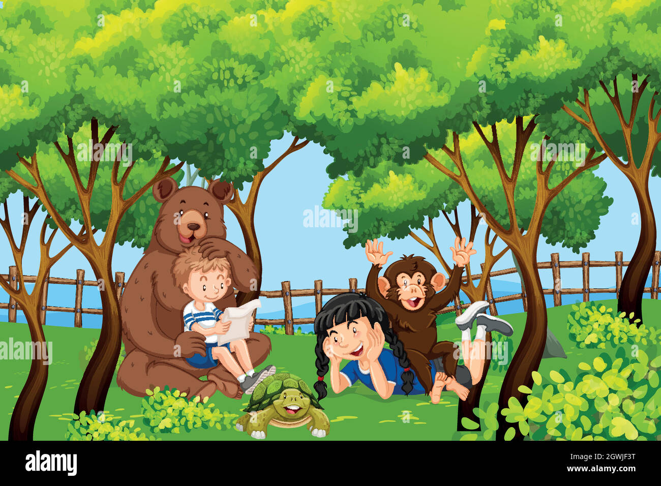 Animal ecology Stock Vector Images - Alamy