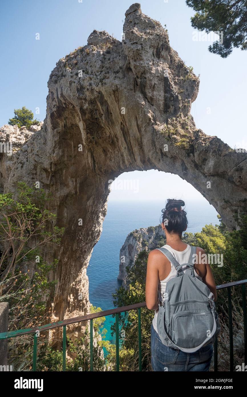 Natural arch capri hi-res stock photography and images - Alamy