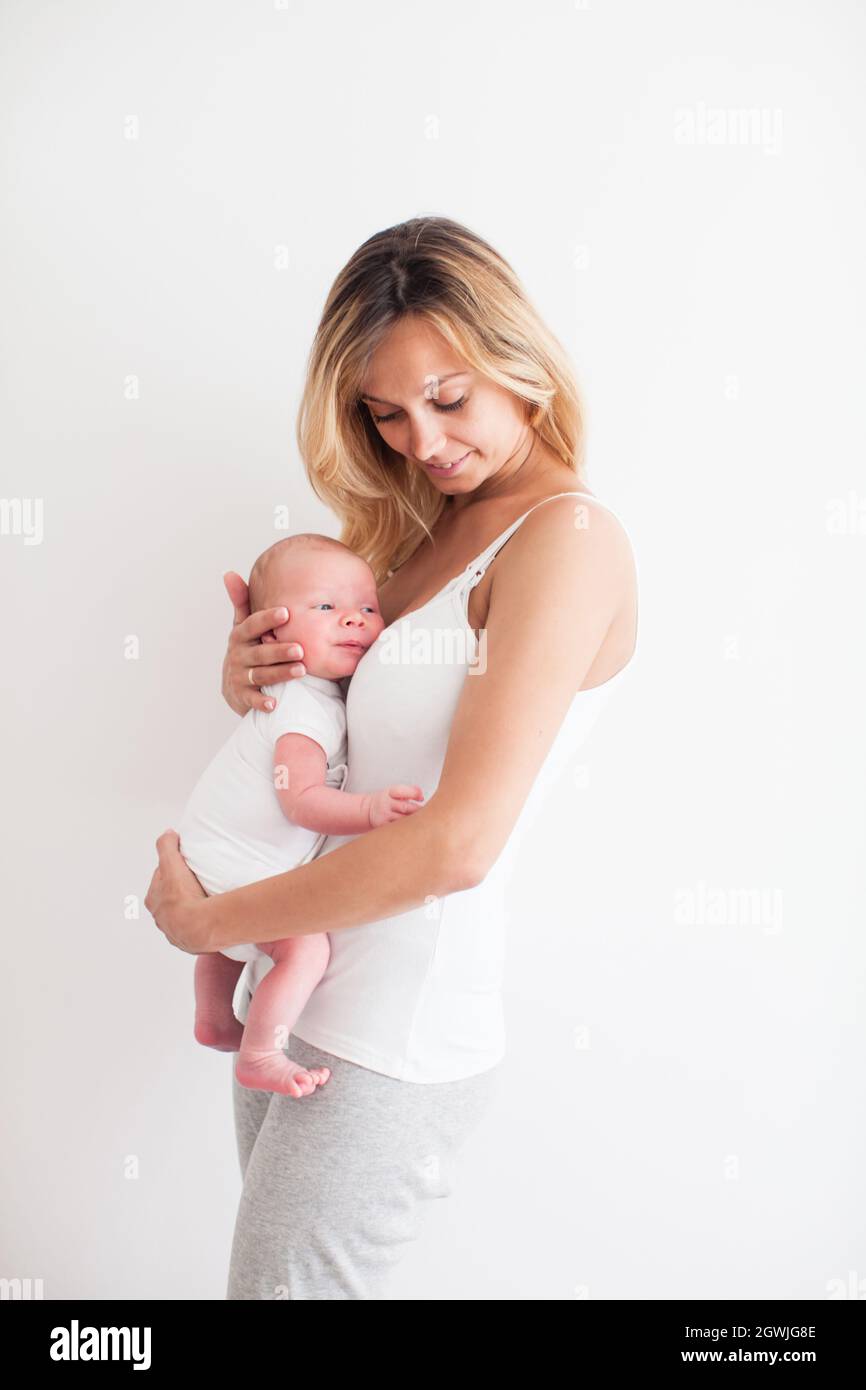 Baby boy holding out hand people hi-res stock photography and images ...
