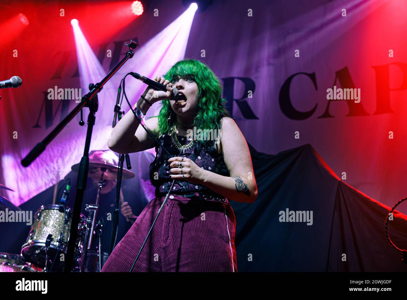 October 2, 2021: UK Alt rock band Crawlers performing at Arts Club ...