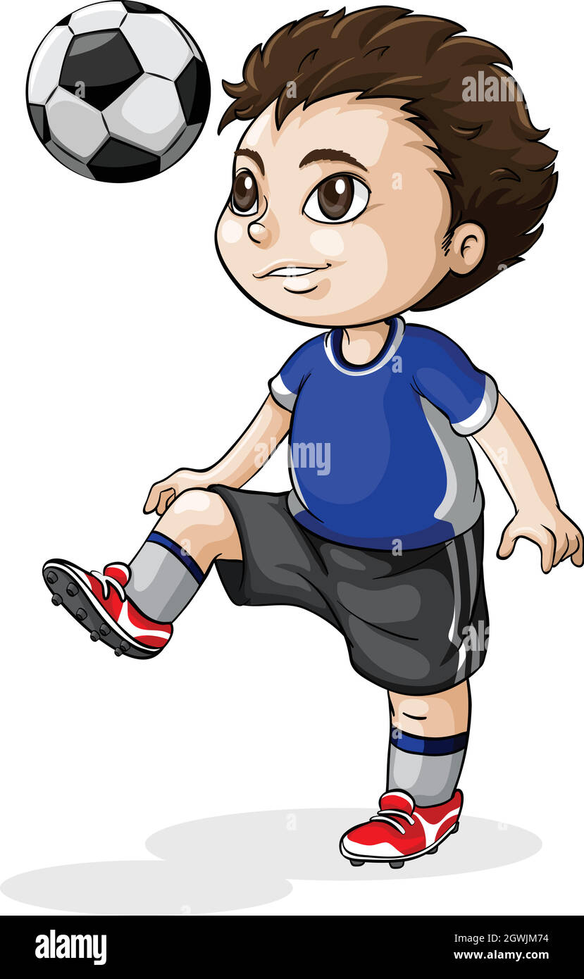 A young Asian soccer player Stock Vector Image & Art - Alamy