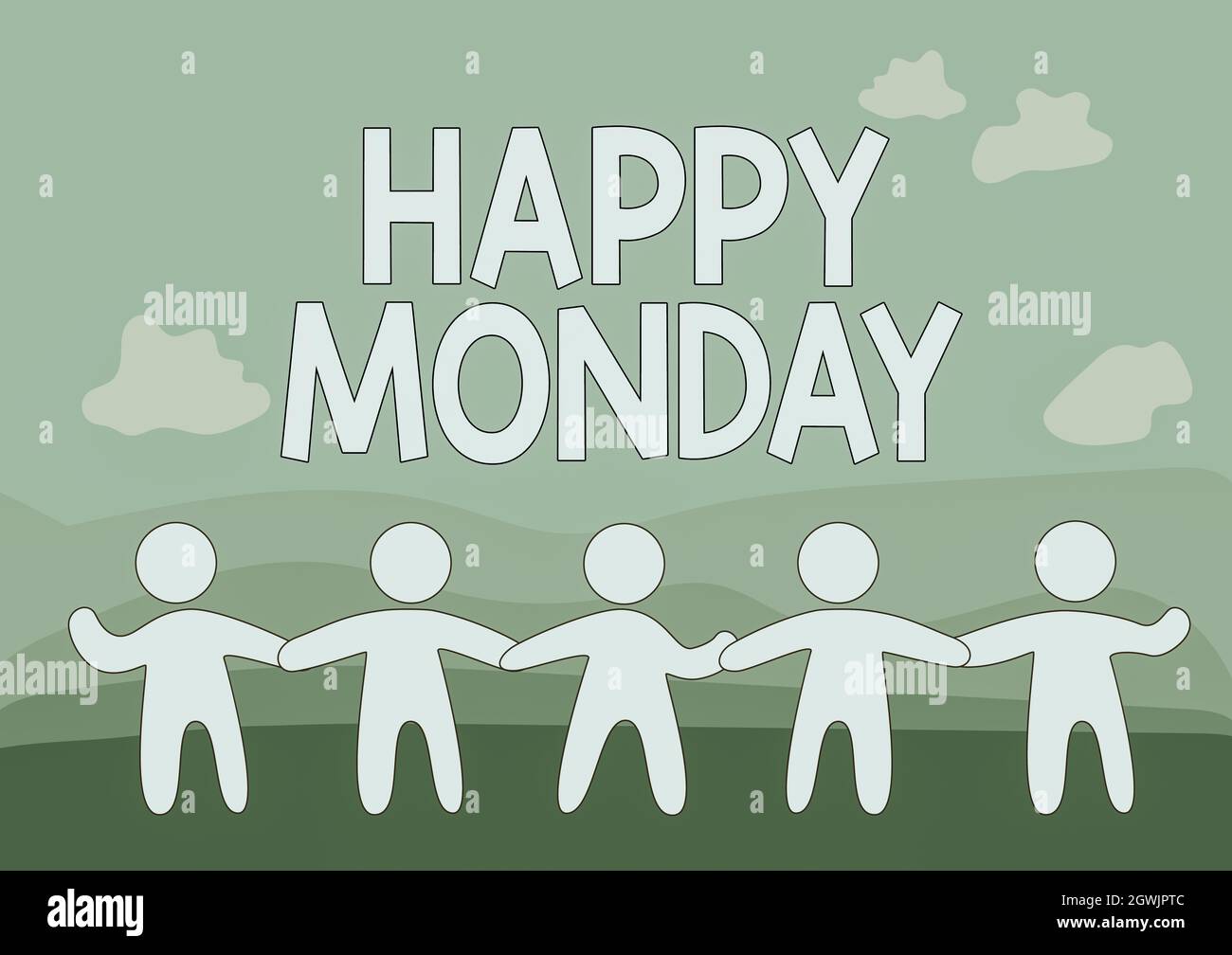 Text showing inspiration Happy Monday. Business approach telling that ...