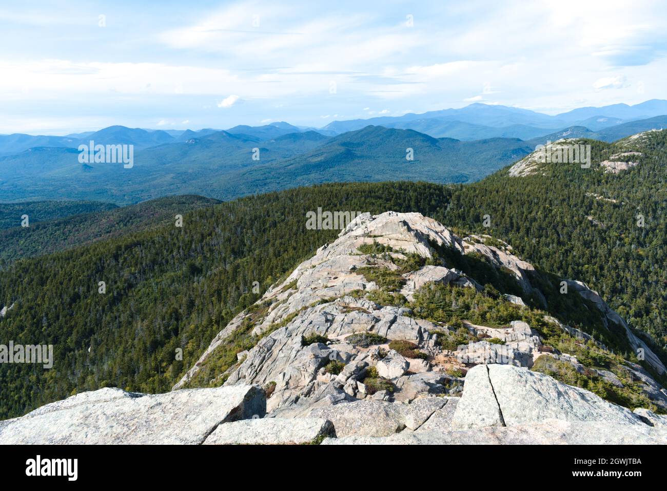 View Atop Mount Chocorua Stock Photo - Alamy