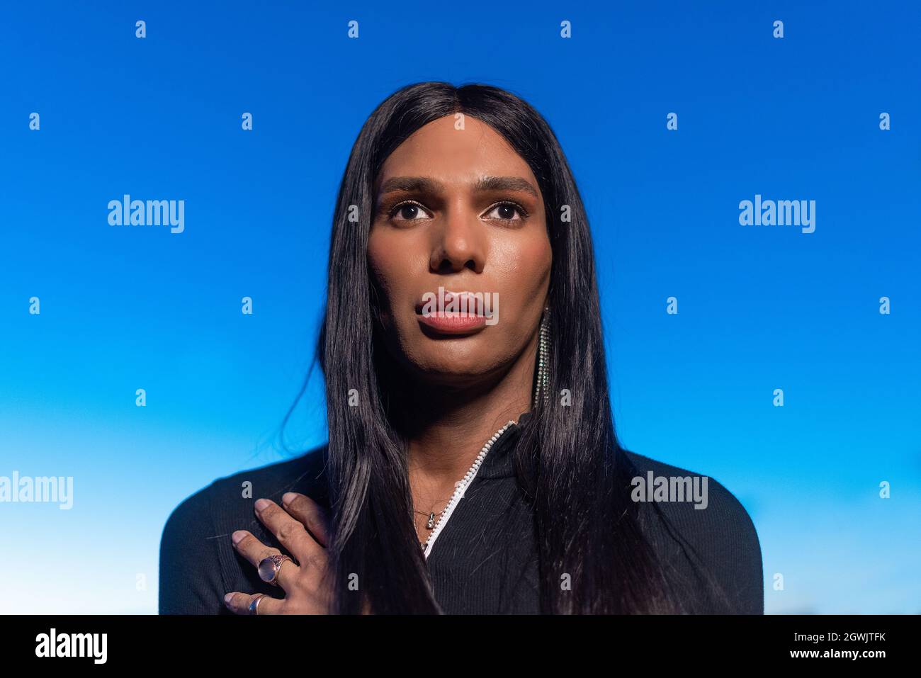 Transgender woman portrait hi-res stock photography and images - Alamy