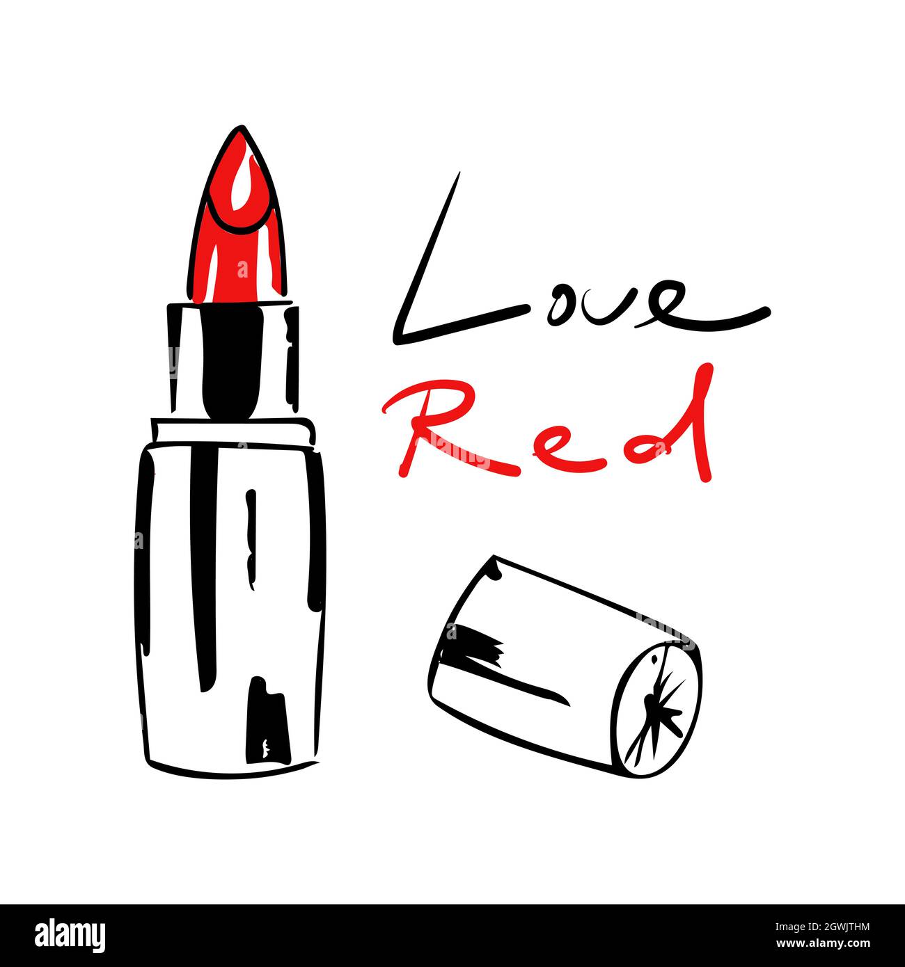 Lipstick Illustration Vector