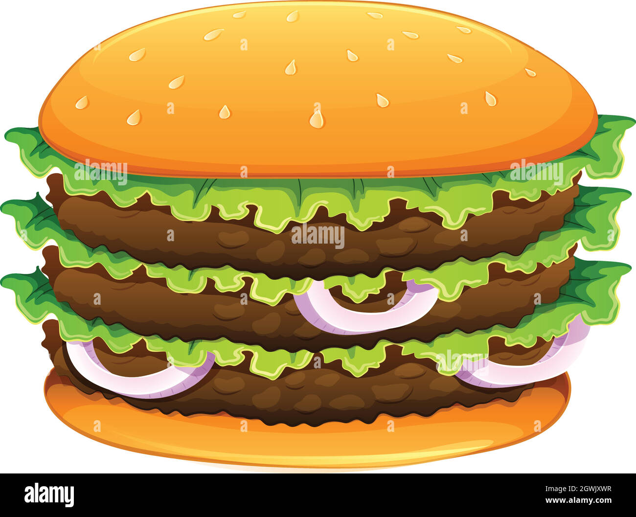 Cheese bun sesame seeds Stock Vector Images - Alamy