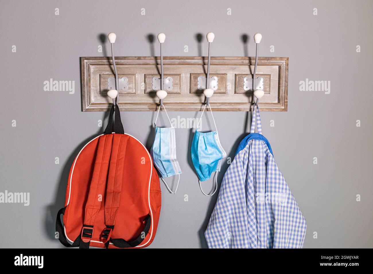 Coat rack school hi-res stock photography and images - Alamy
