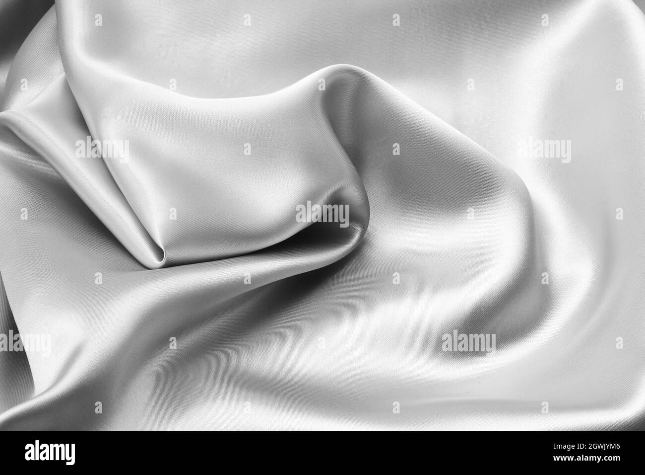 Silver fabric texture Black and White Stock Photos & Images - Alamy