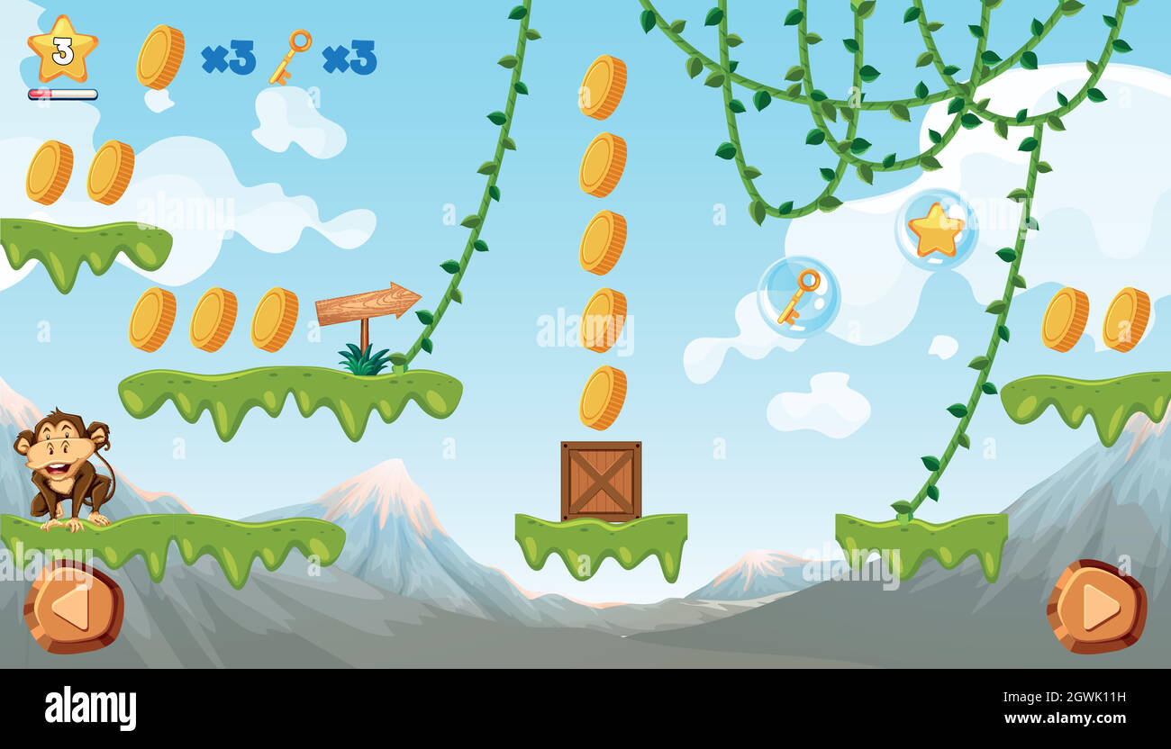 Jungle Monkey Game Banana Funky Run Jungle Monkey For Android Free