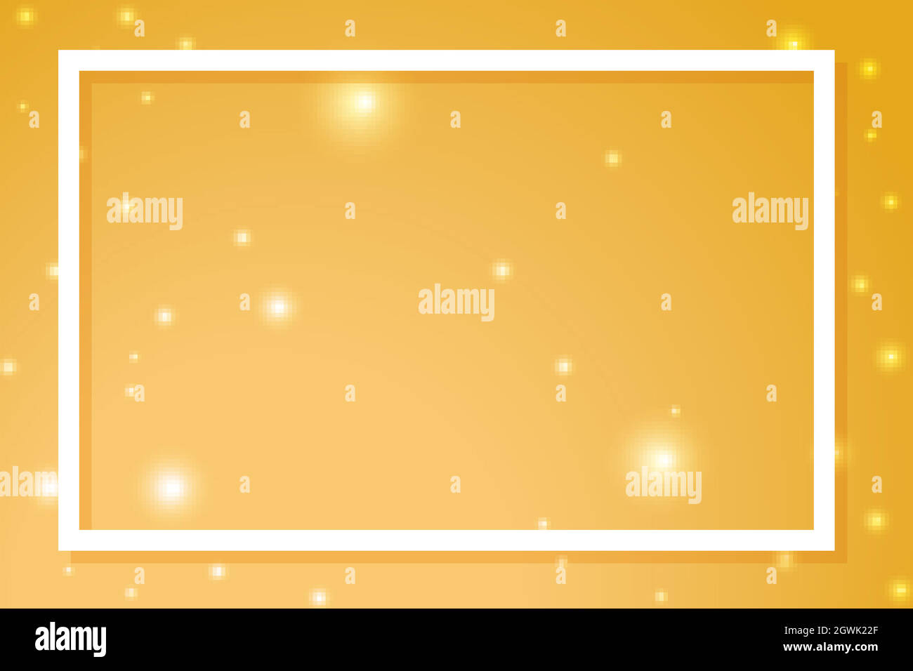 Yellow background with frame Stock Vector Image & Art - Alamy