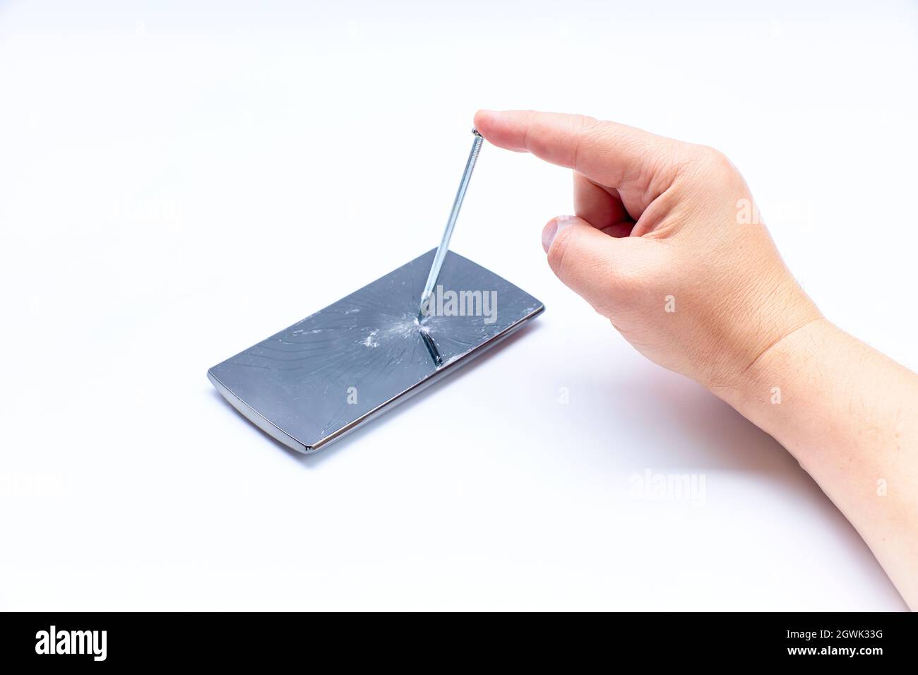 Cell phone screen tip hi-res stock photography and images - Alamy