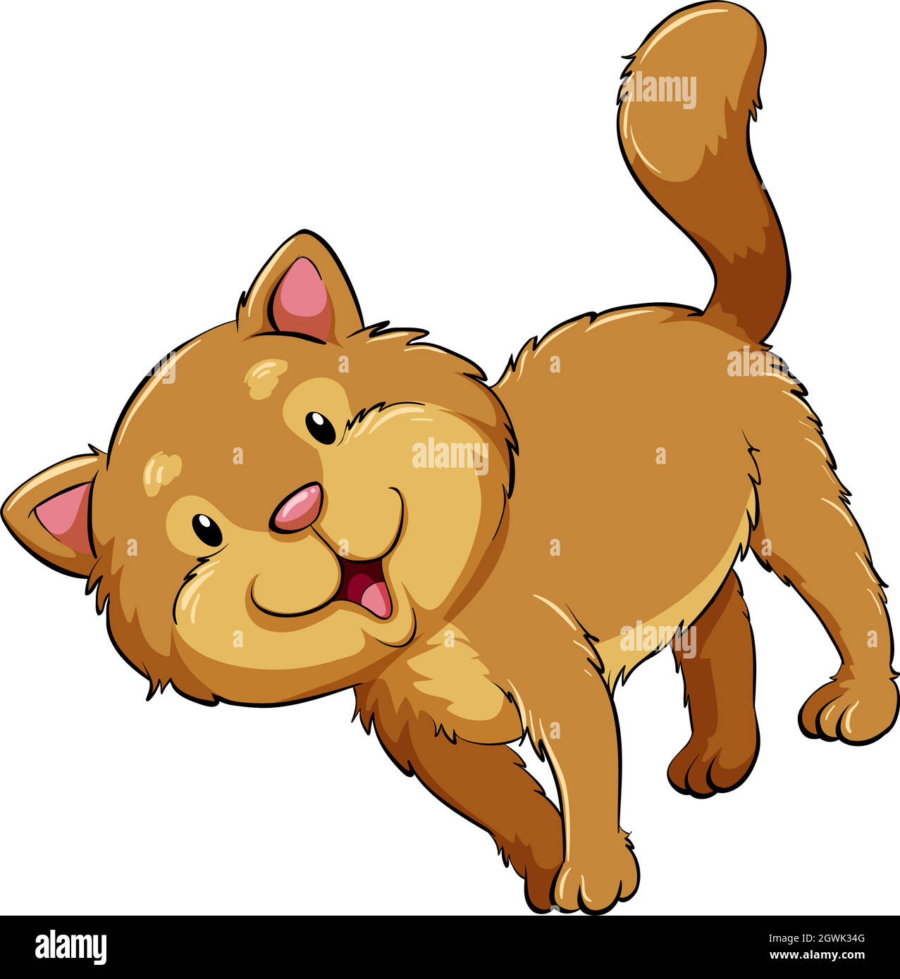 A fat cat Stock Vector Image & Art - Alamy