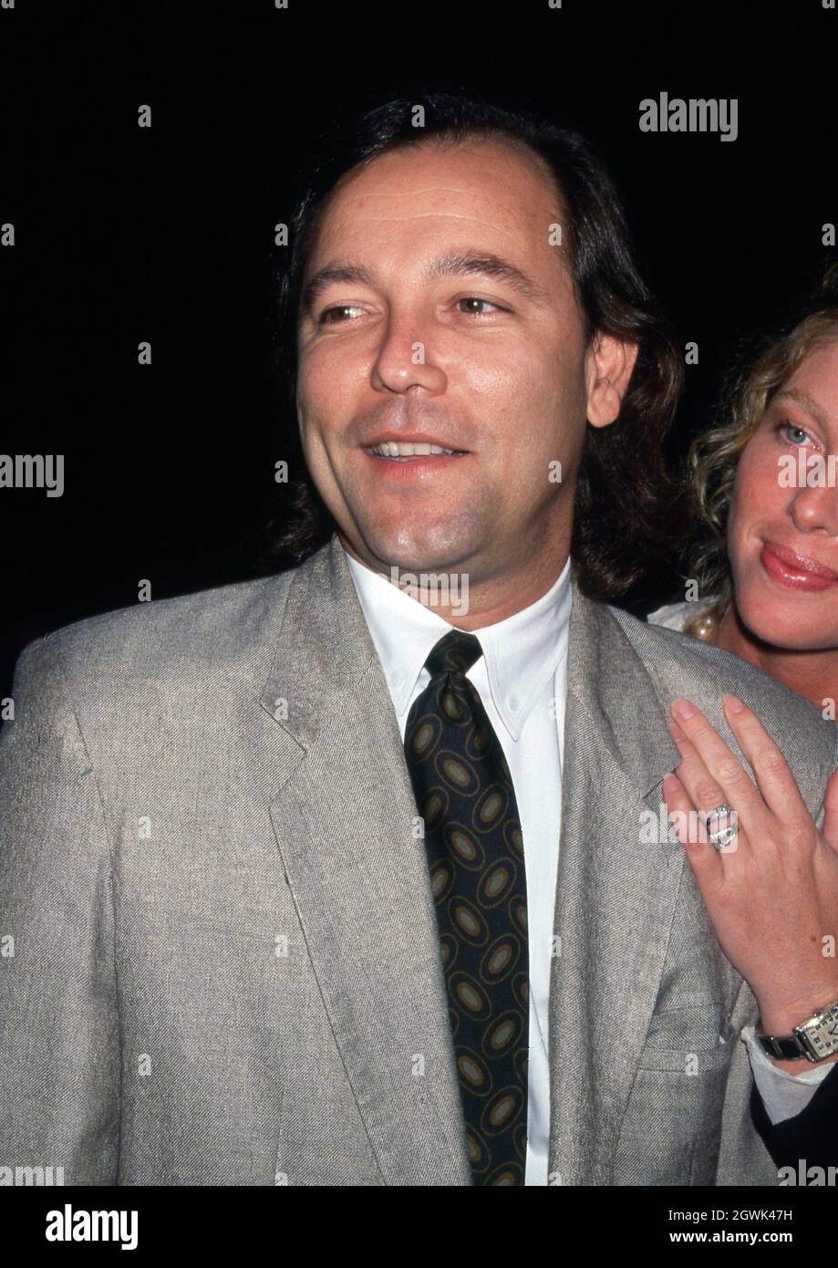 Ruben Blades and wife Lisa Lebenzon at the 43rd Annual Primetime Emmy ...