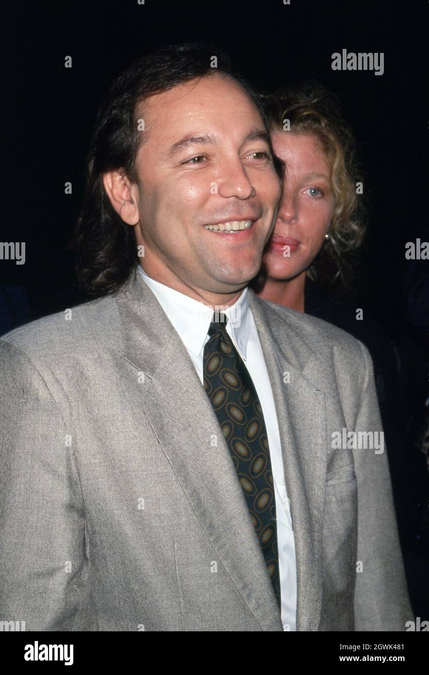 Ruben Blades and wife Lisa Lebenzon at the 43rd Annual Primetime Emmy ...