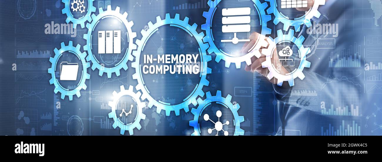 In Memory Computing high performance distributed systems Stock Photo ...