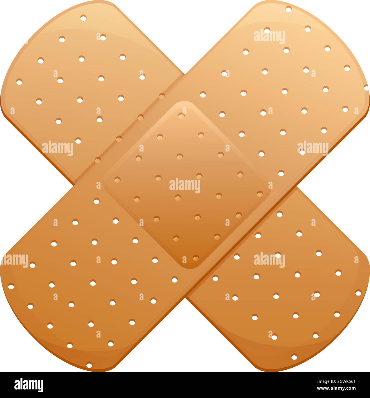 A small plaster Stock Vector Image & Art - Alamy