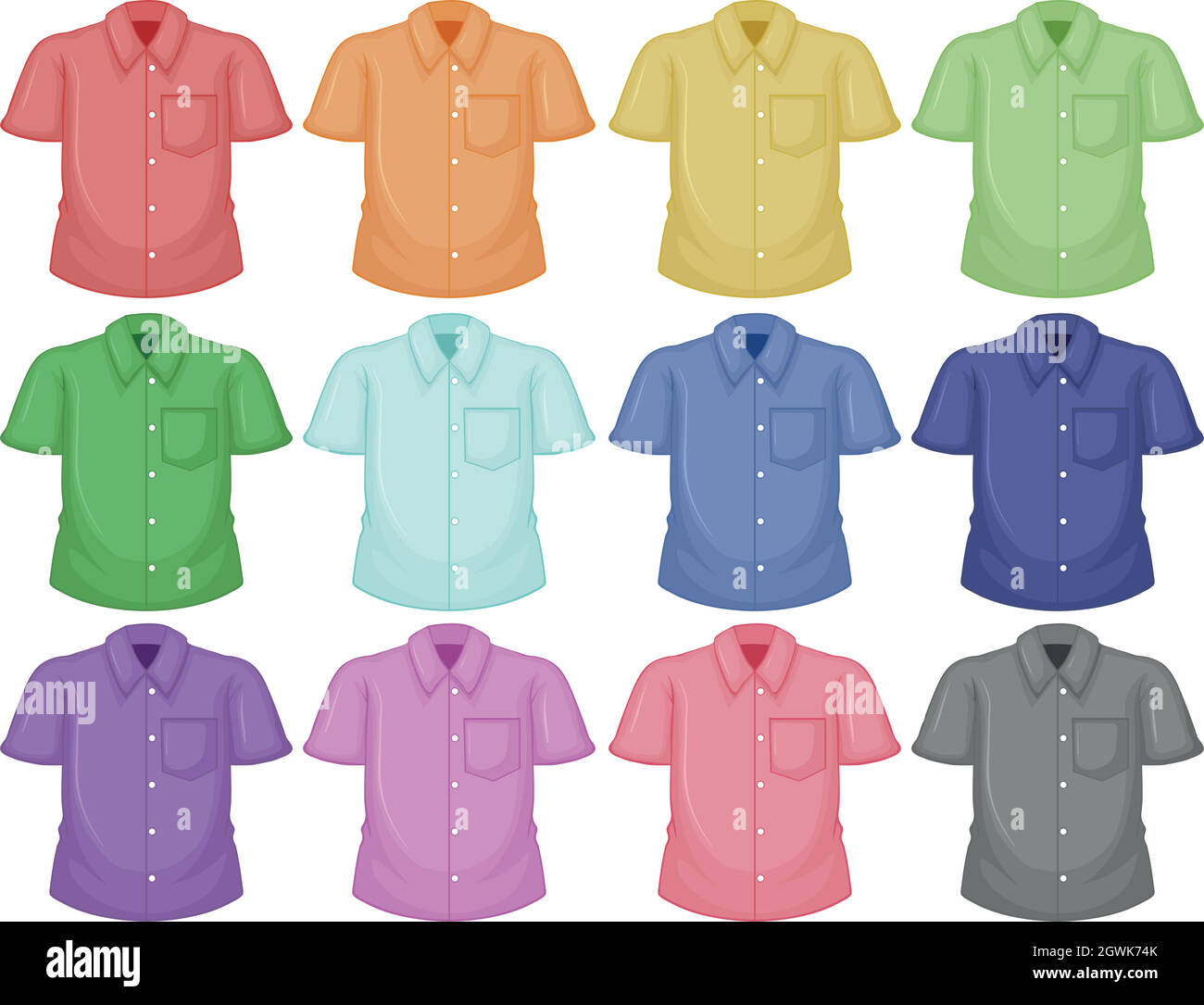 Button Down Shirt Clip Art