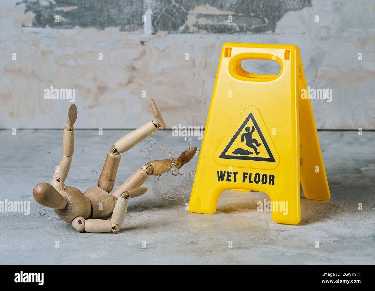 Puddle floor indoors hi-res stock photography and images - Alamy