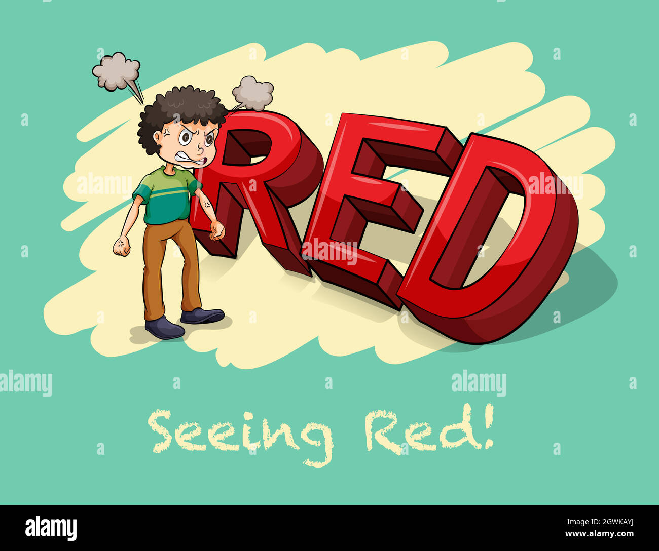 Fuming angry Stock Vector Images - Alamy