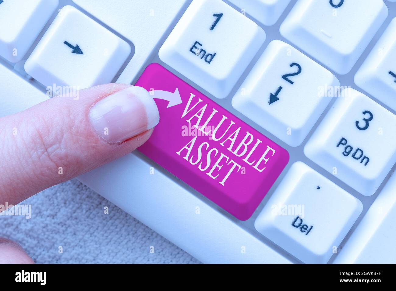 Conceptual display Valuable Asset. Business idea Your most valuable ...