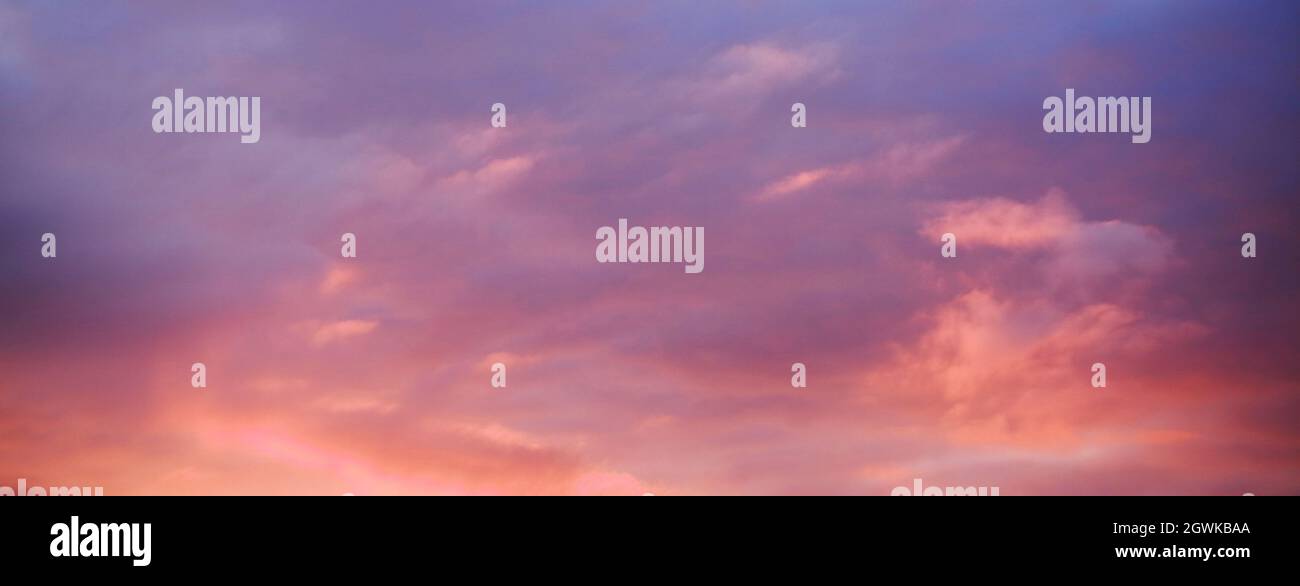 Colorful clouds and beautiful sky. Background Stock Photo - Alamy