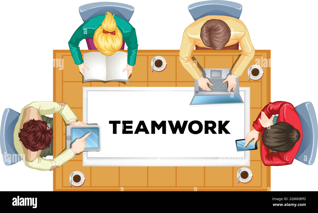 Meeting team in business Stock Vector Images - Alamy