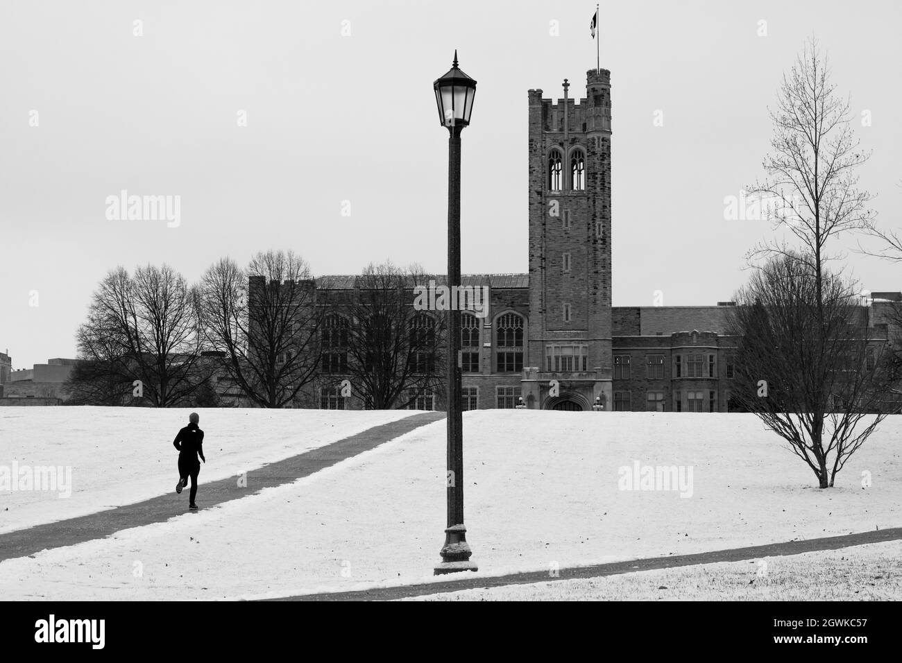 Western University in the winter Stock Photo - Alamy