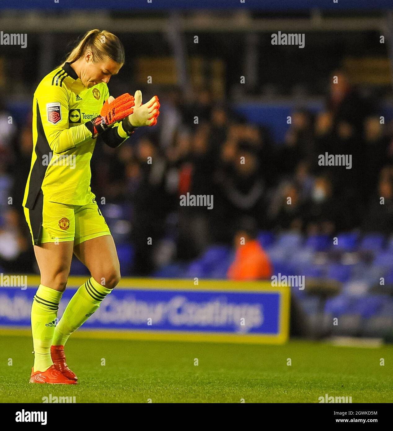 Mary Earps Manchester United 27 During The Womens Super League Game