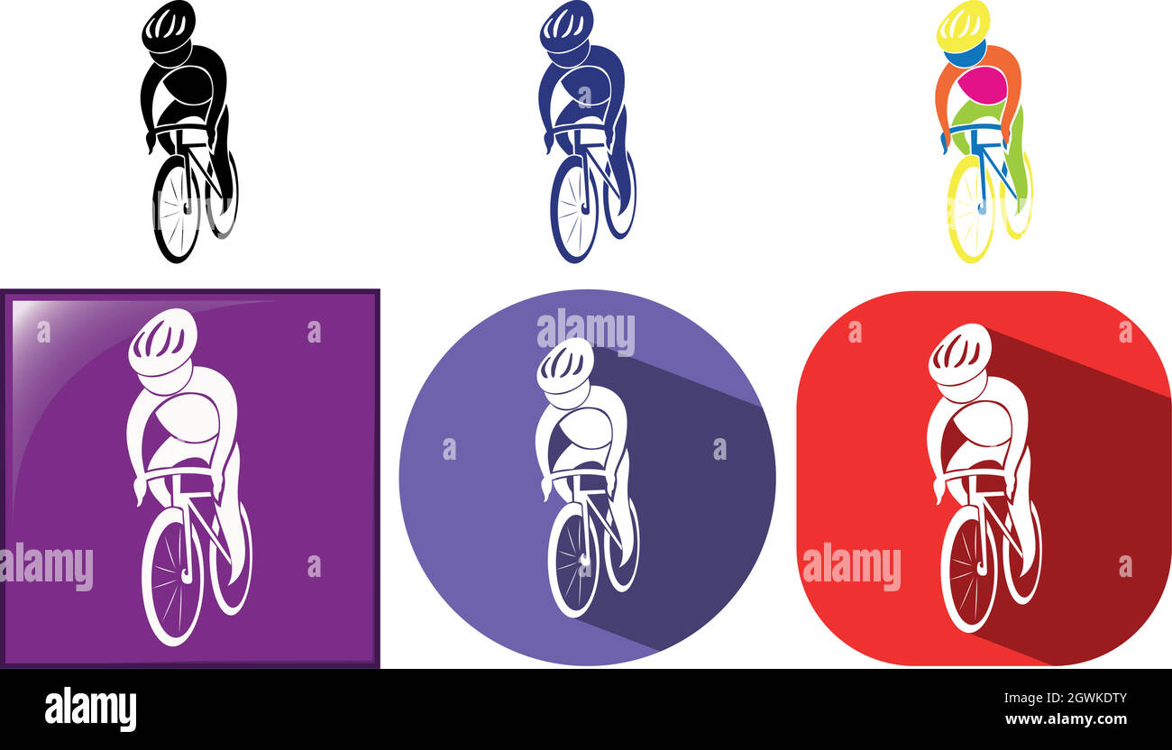 Sport icons design for cycling Stock Vector Image & Art - Alamy