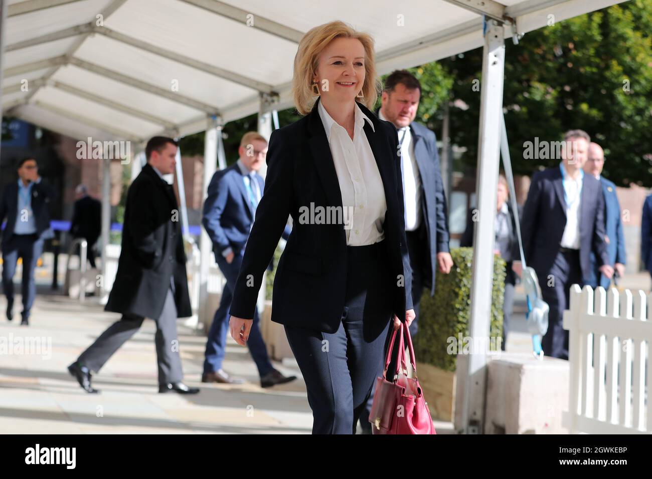 Manchester, UK. 3rd October, 2021. Conservative Party Conference. Liz ...