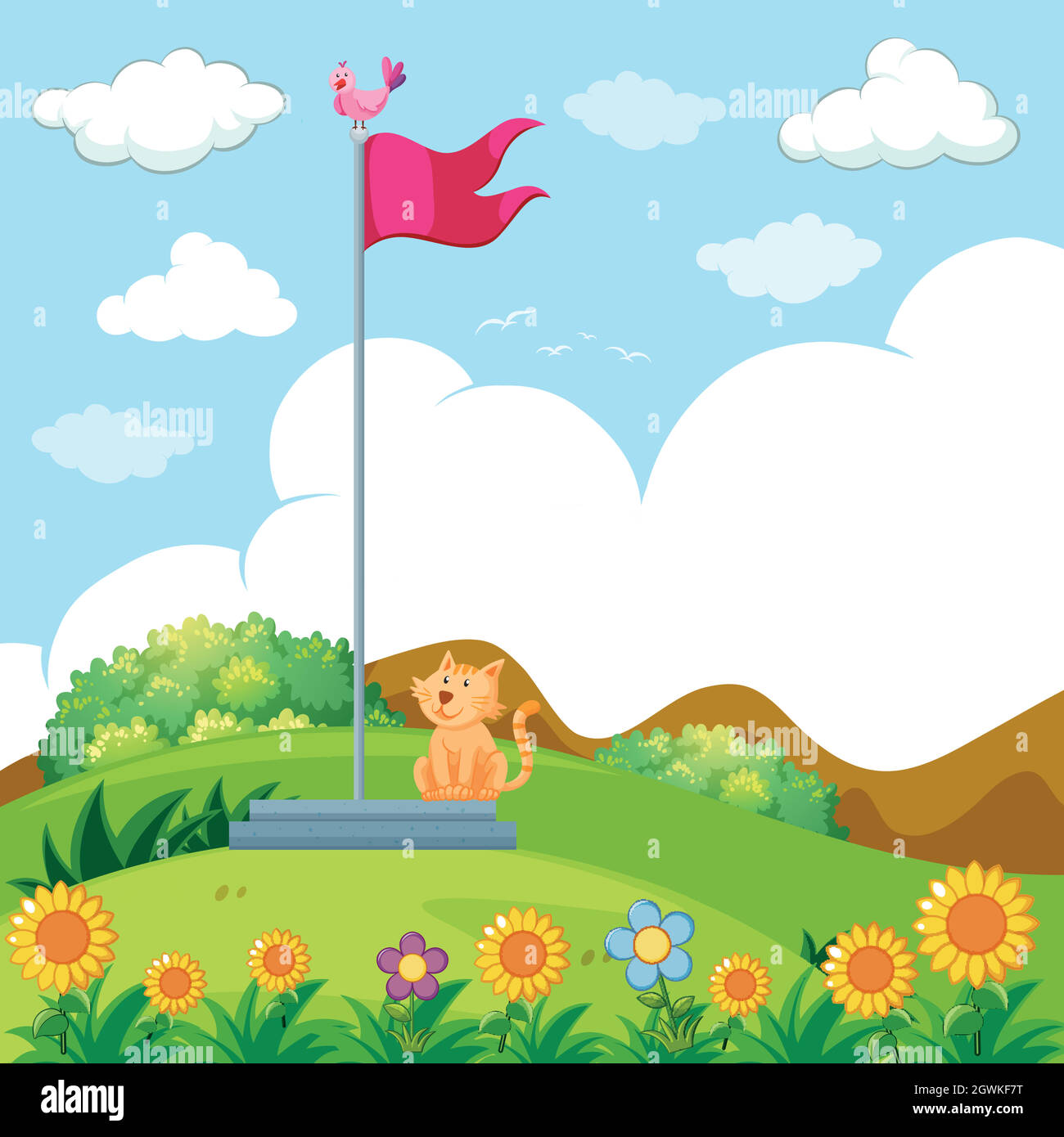 Setting pole Stock Vector Images - Alamy