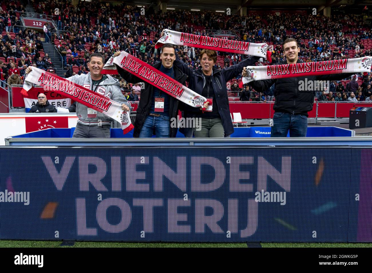 AMSTERDAM, Netherlands, 03-10-2021, football, Johan Cruijff ArenA ...