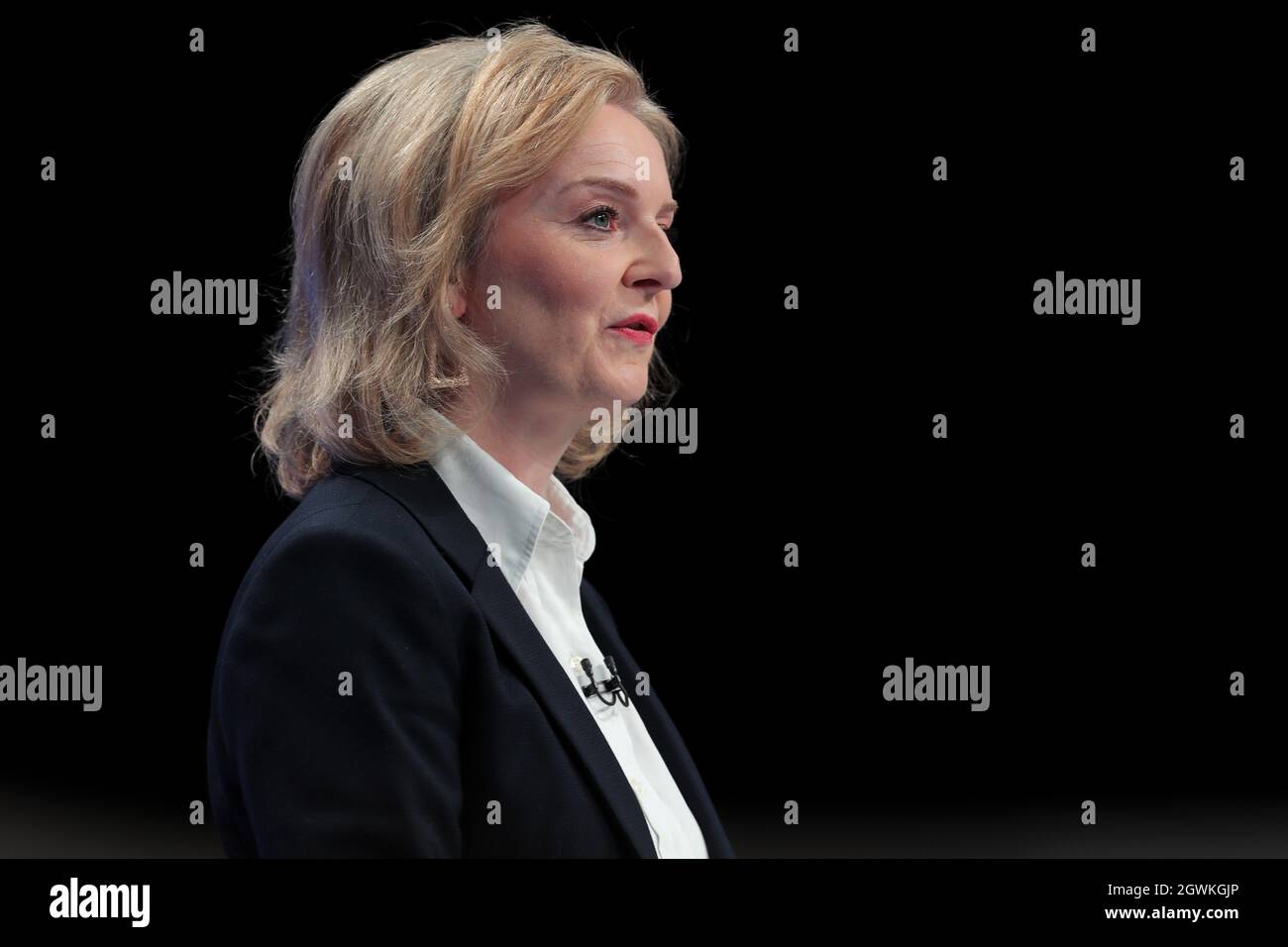 Manchester, UK. 3rd October, 2021. Conservative Party Conference. Liz ...