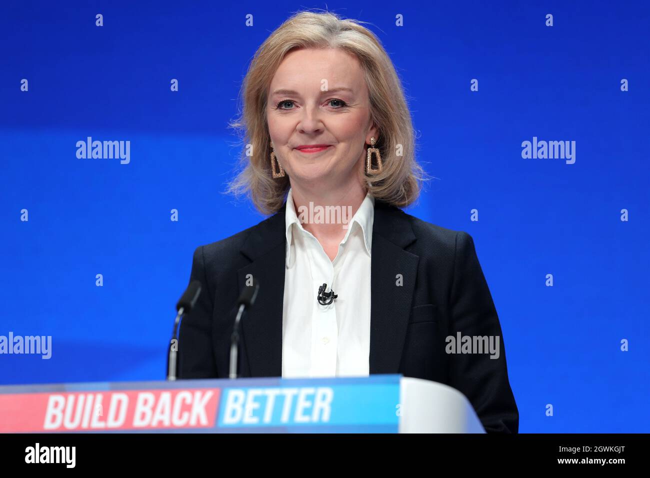 Liz truss conference 2021 hi-res stock photography and images - Alamy