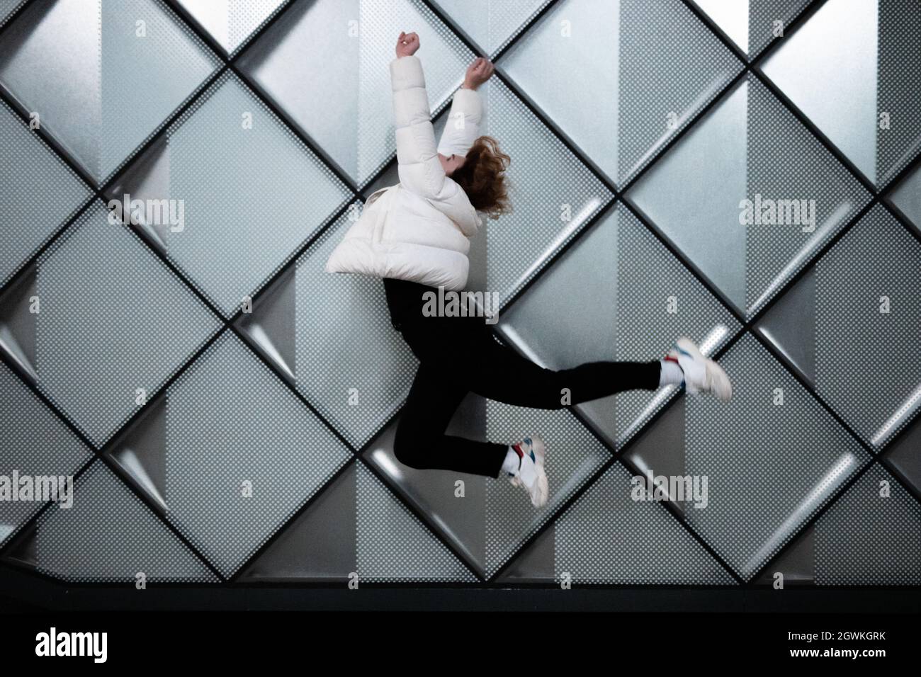 Jumping the berlin wall hi-res stock photography and images - Alamy