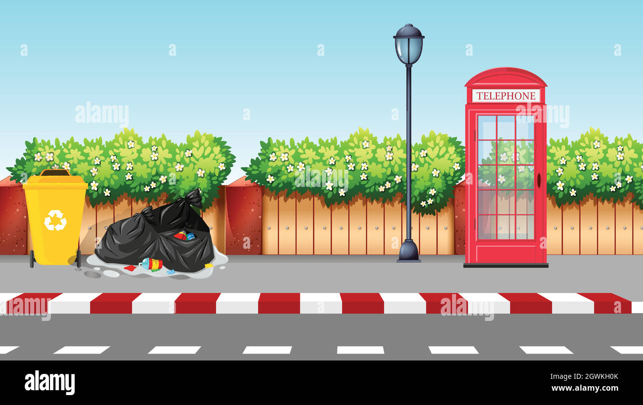 Community rubbish Stock Vector Images - Alamy