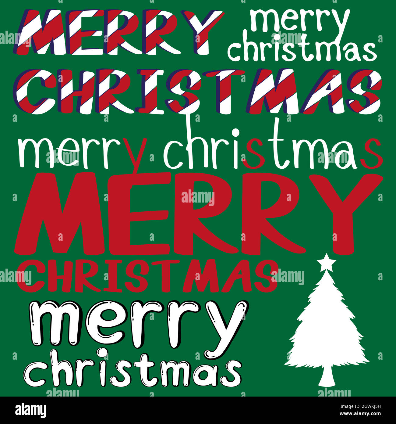 Christmas word Stock Vector Images - Alamy