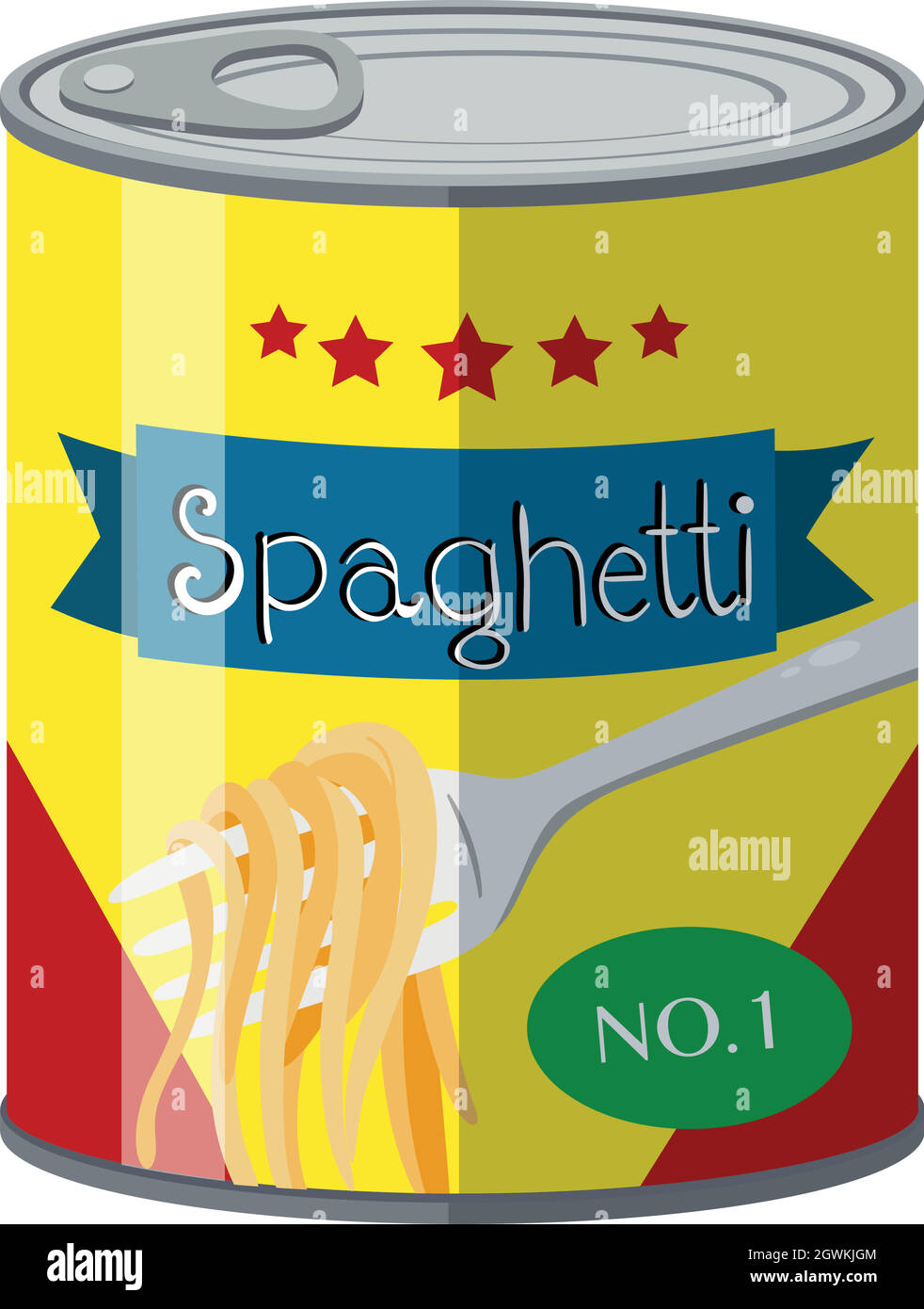 Pasta spaghetti spaghetti in Stock Vector Images - Alamy
