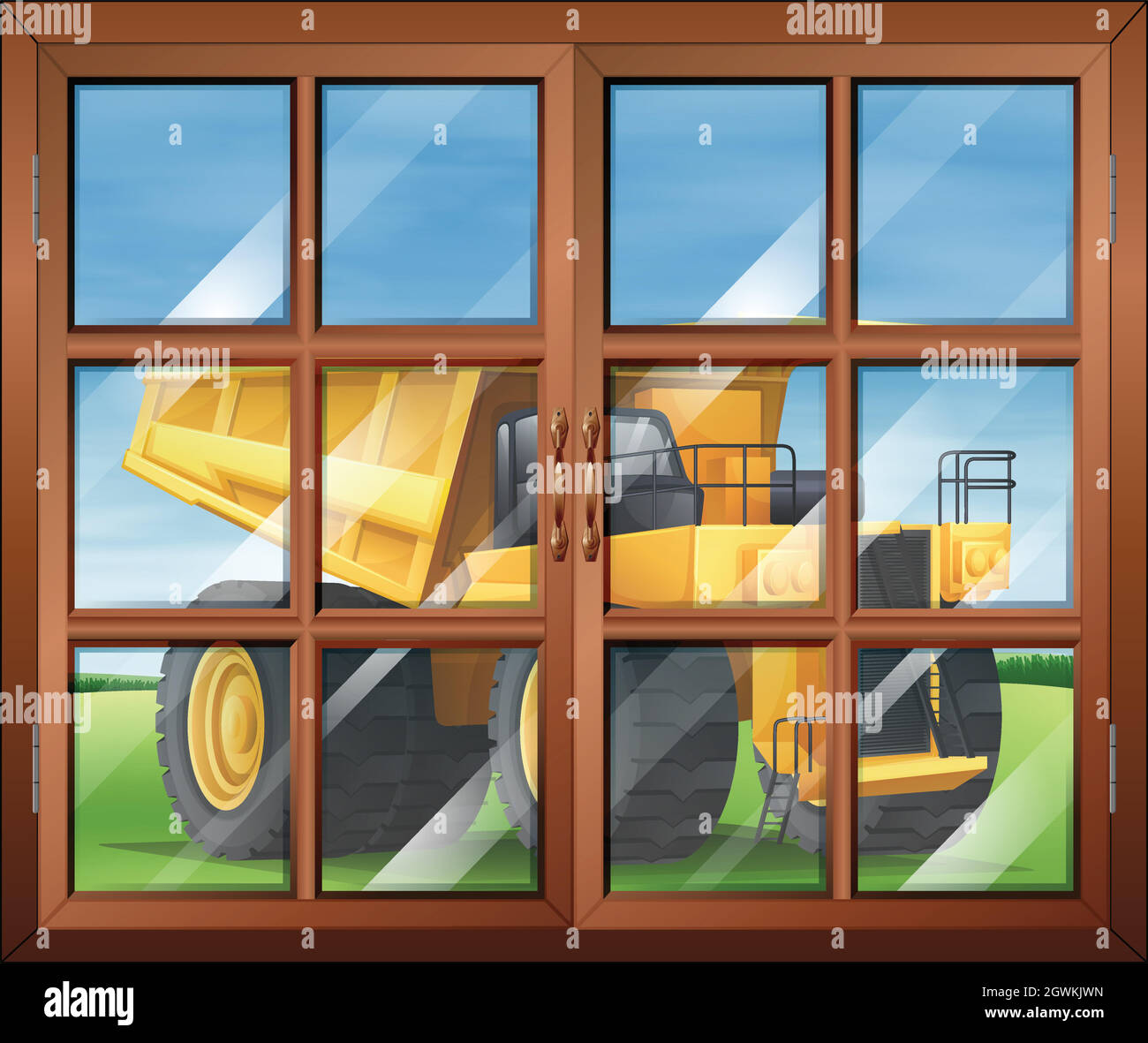 Yellow window frames hi-res stock photography and images - Alamy