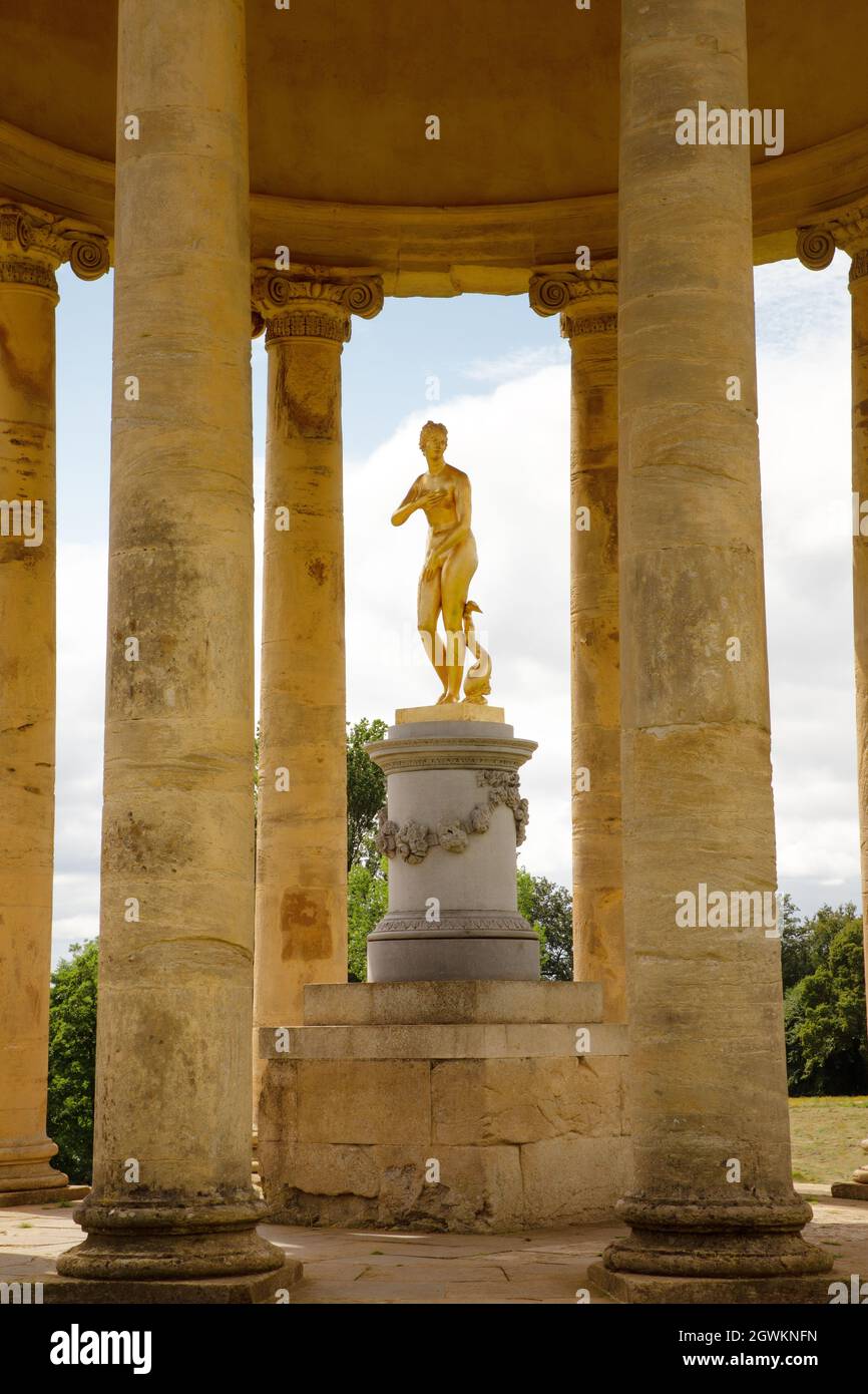 Aphrodite statue in The Rotunda temple to Venus at Stowe garden in ...