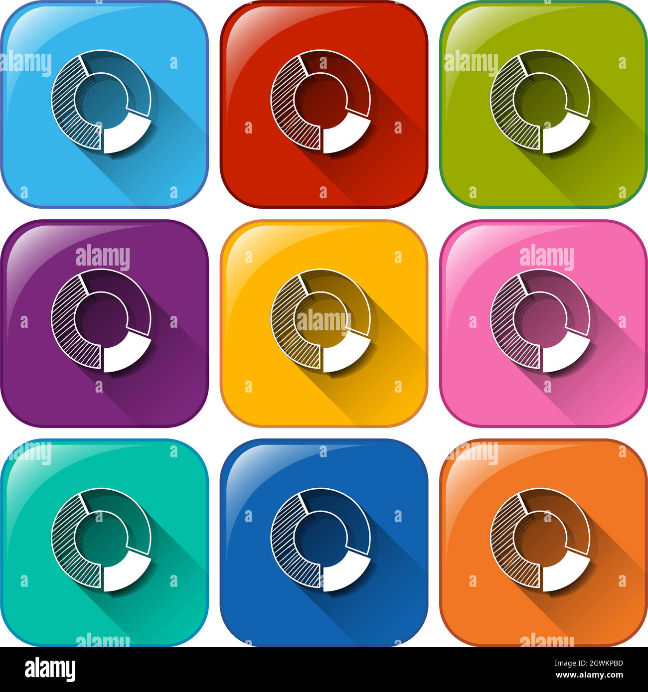 Graph icons Stock Vector Images - Alamy