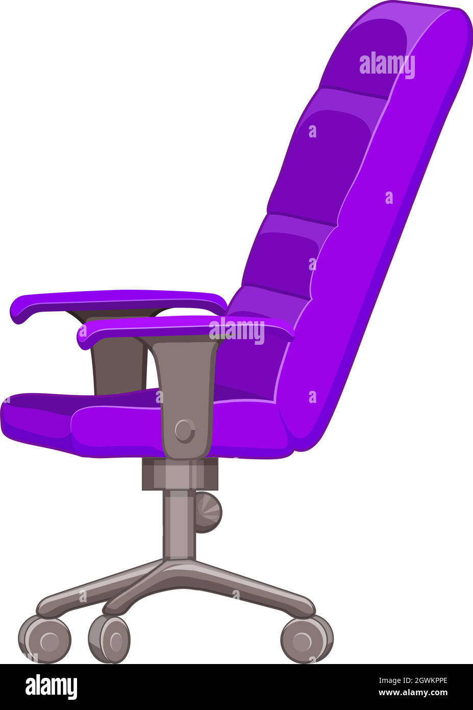 Purple office chair Stock Vector Images - Alamy