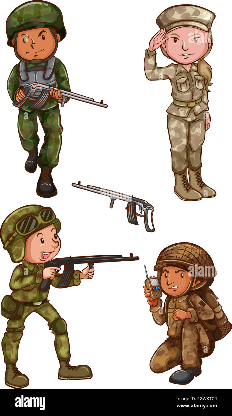 Brave officers Stock Vector Images - Alamy