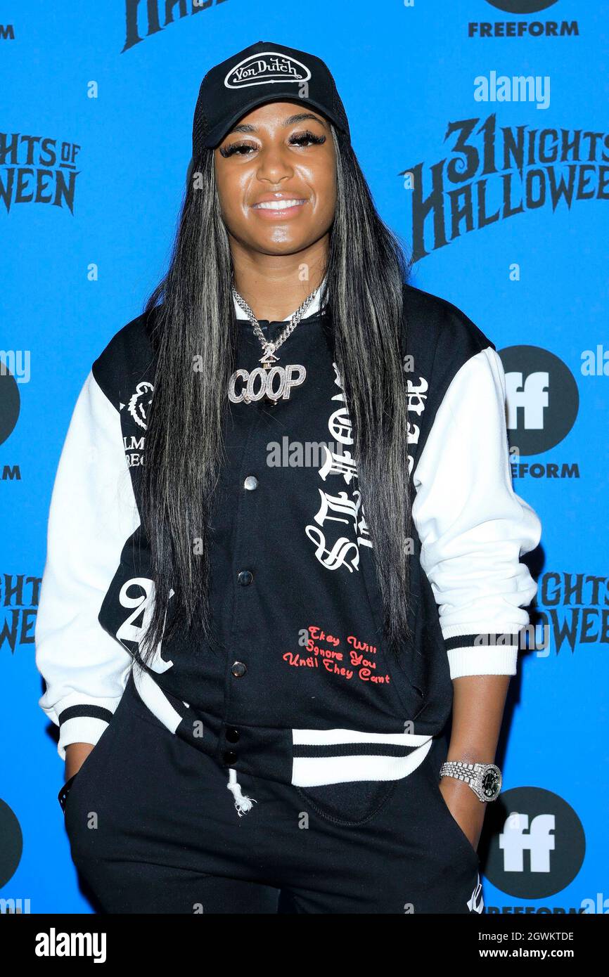 Los Angeles, CA. 30th Sep, 2021. Te'a Cooper at arrivals for Freeform ...